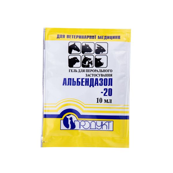 Купити Альбендазол - гель для тварин Продукт 💪 по кращій ціні 🔥4 грн🔥 в ...
